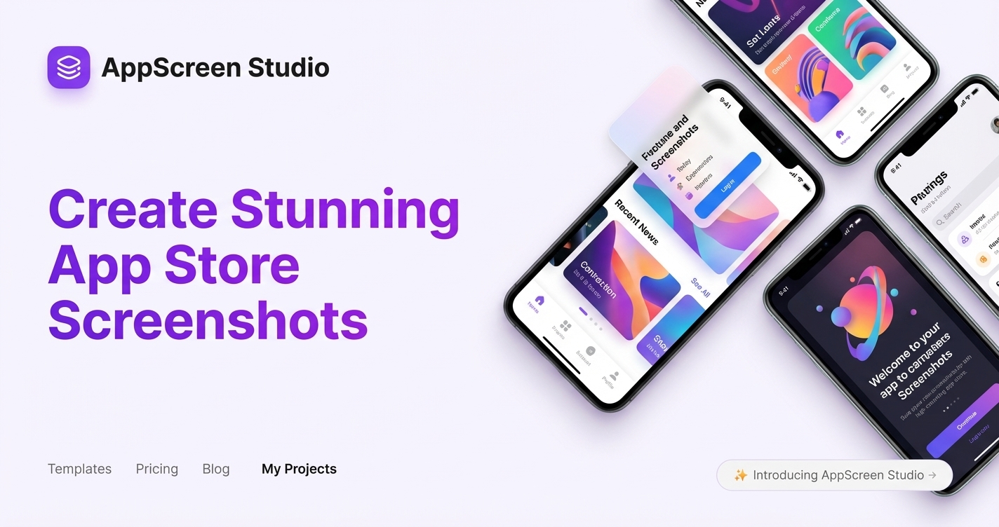 AppScreen Studio | Free App Store Screenshot Generator
